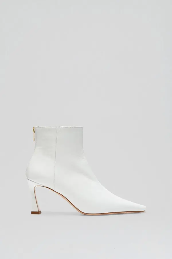 Scanlan Theodore Crinkle Leather Ankle Boots
