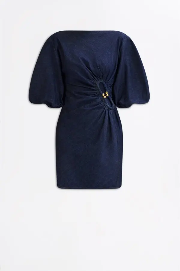 Scanlan Theodore Denim Mini Dress