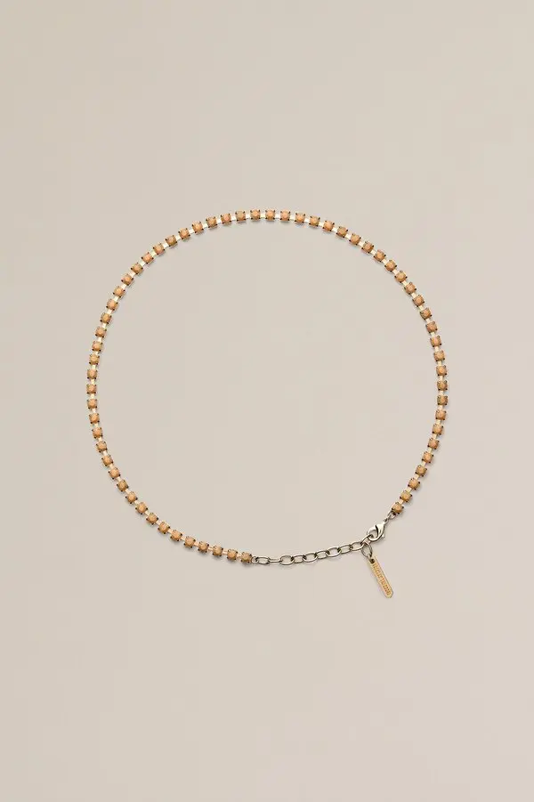 Scanlan Theodore Italian Opal Strass Choker - Mink