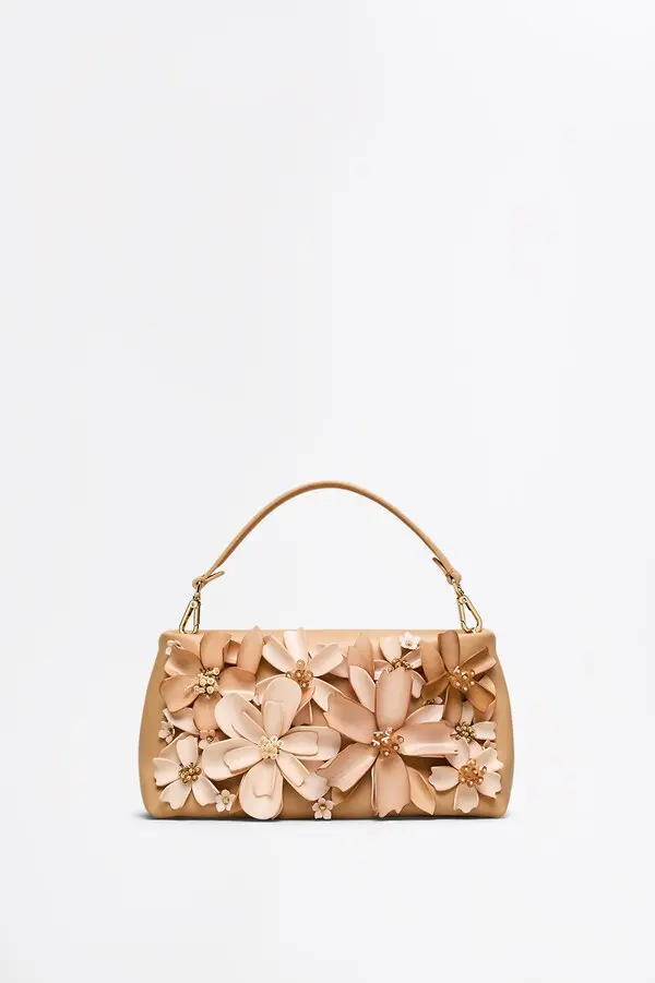 Scanlan Theodore Flora Mini Top Handle Bag - Beige