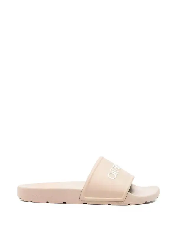 Off-White Logo Flip Flops