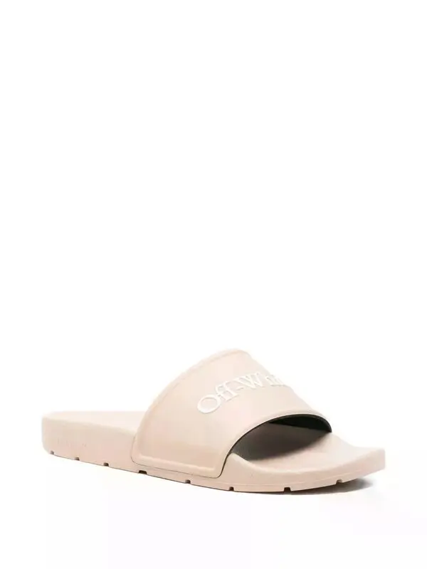 Off-White Logo Flip Flops