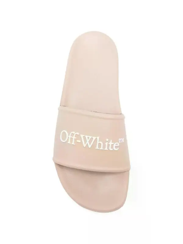 Off-White Logo Flip Flops