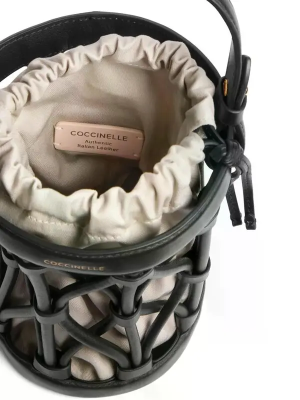 COCCINELLE Small Koi Bucket Bag - Black