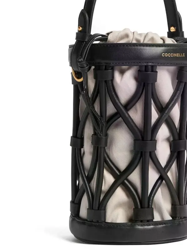COCCINELLE Small Koi Bucket Bag - Black
