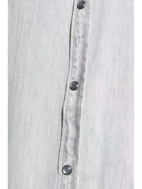 ALLSAINTS Gleason Cotton Shirt - Grey