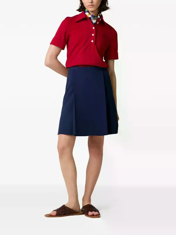 Miu Miu Technical Jersey Skirt