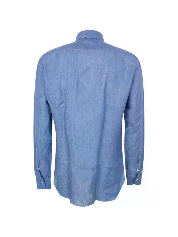 BARBA NAPOLI Long-sleeve Shirt - Blue