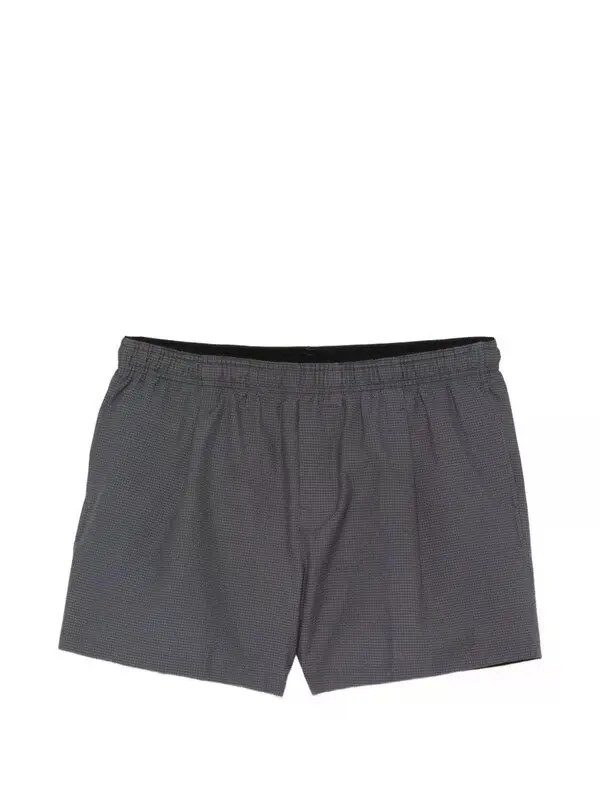 Our Legacy Check Swim Shorts - Grey
