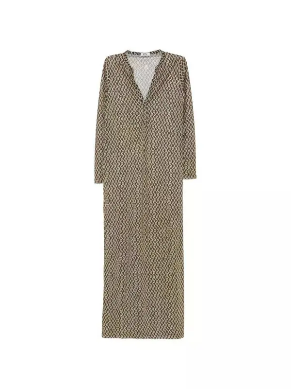 SIYU Patterned Maxi Dress