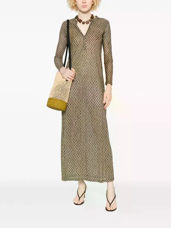SIYU Patterned Maxi Dress
