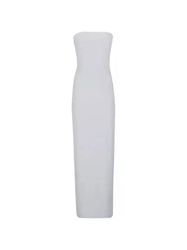 Norma Kamali Strapless Maxi Dress - Grey