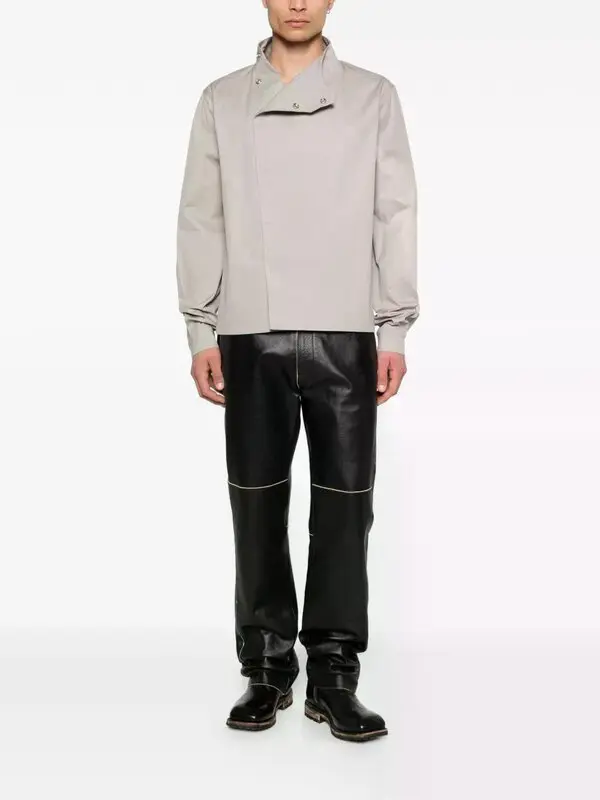 Rick Owens Mock-neck Jacket - Neutrals