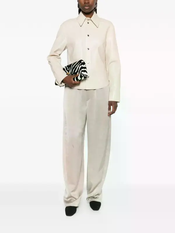 Nanushka Cut-out Shirt Jacket - Neutrals