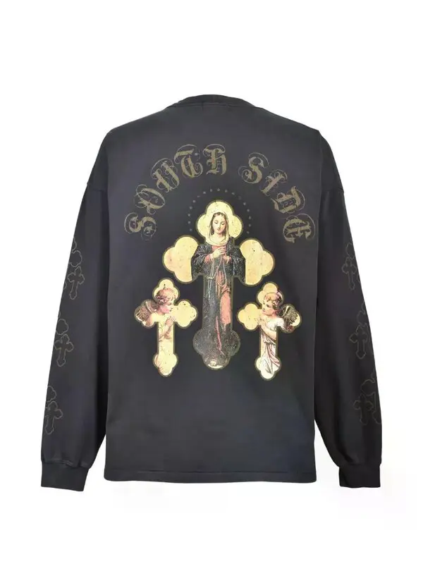 BREATH Long-sleeve Crew-neck T-shirt - Black