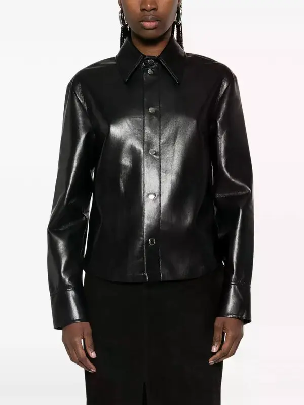 Nanushka Cut-out Shirt - Black