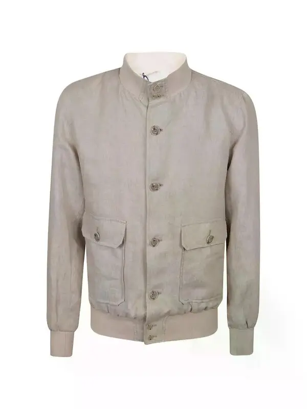 BARBA NAPOLI Flap-pocket Jacket - Neutrals