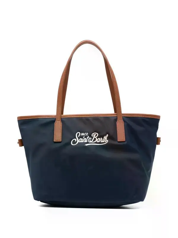 MC2 SAINT BARTH Embroidered Logo Tote Bag