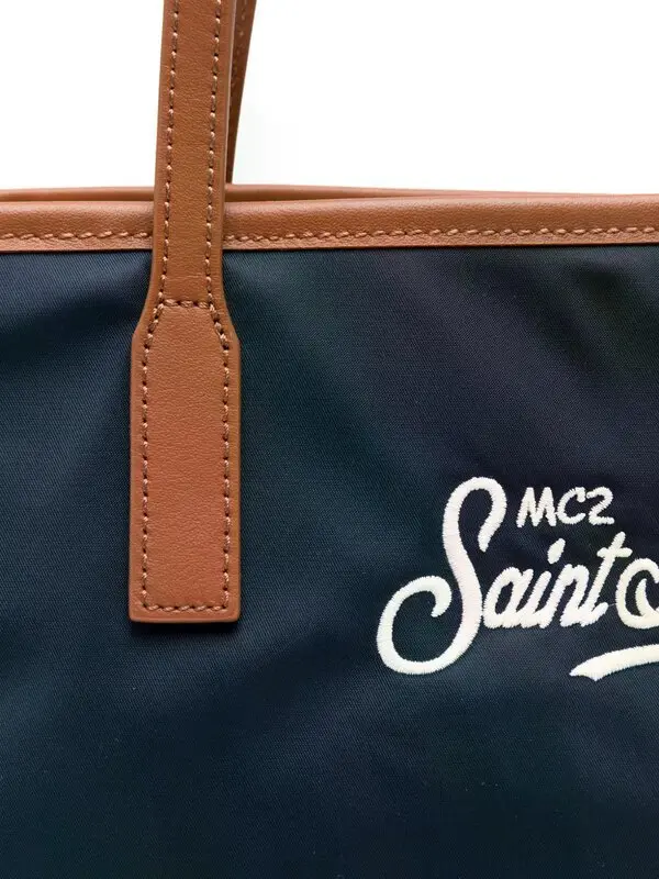 MC2 SAINT BARTH Embroidered Logo Tote Bag
