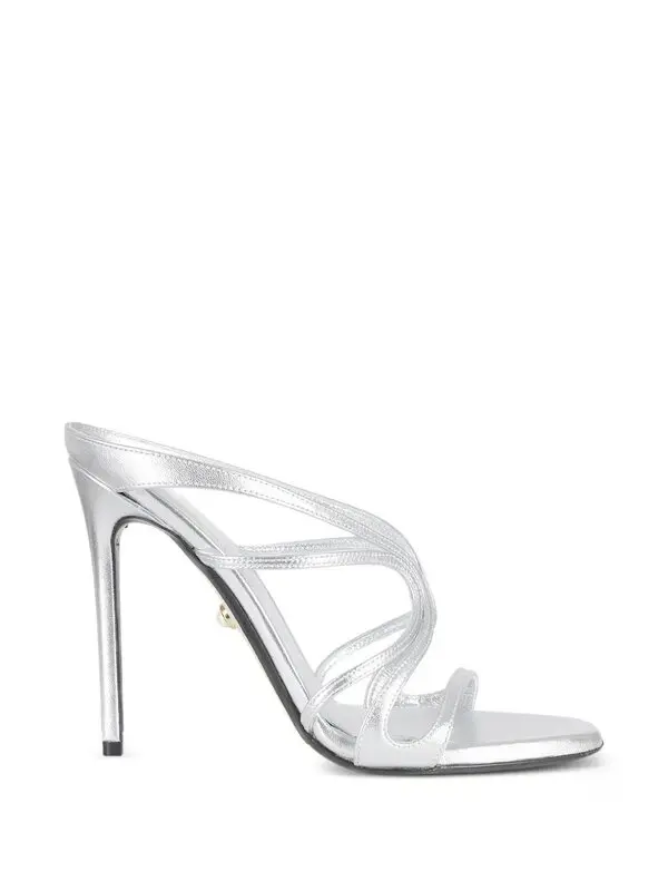 ALEVI MILANO Bar Leather Strappy Stiletto Sandals