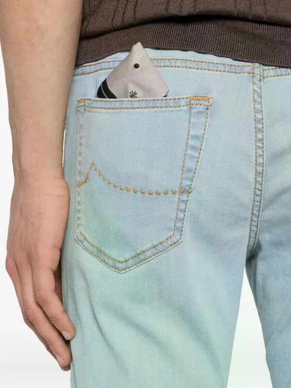 Jacob Cohen Contrast-stitching Jeans