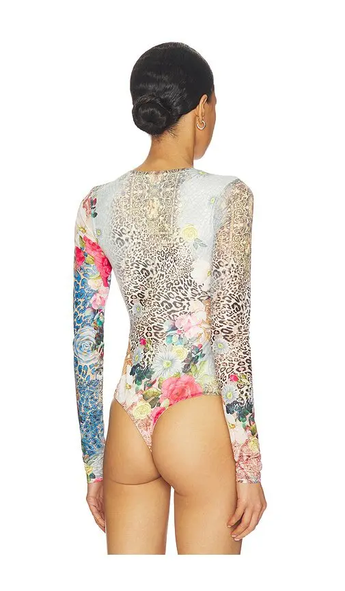 AFRM Eaton Bodysuit - Iris Patchwork
