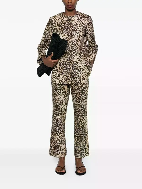 Marella Leopard-print Trousers