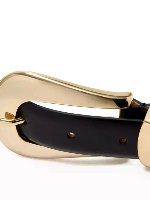 DEHANCHE Colette Leather Belt - Black