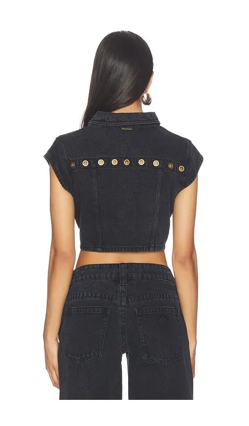 Abrand Denim Rose Denim Shirt Jacket