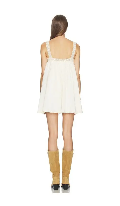 LOBA Cari Mini Dress With Lace Trim