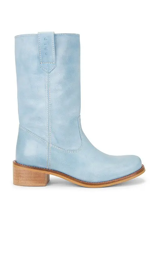 DICO COPENHAGEN Julia Gaucho Boot In Baby Blue - Light Blue