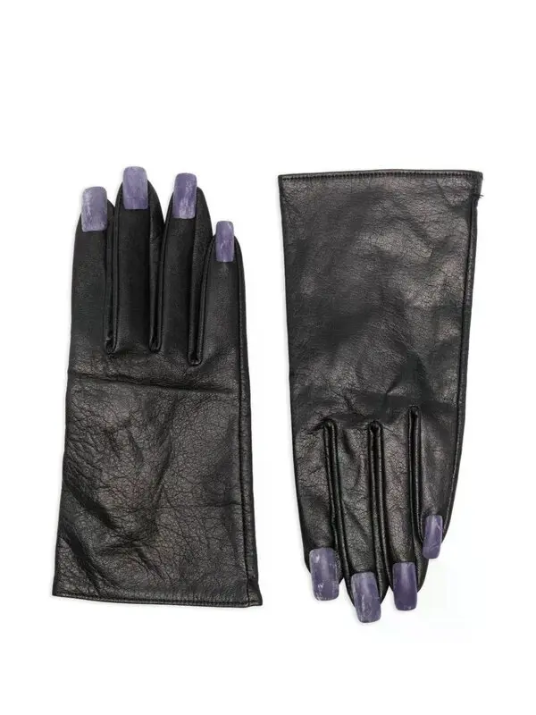 Yohji Yamamoto Leather Gloves - Black