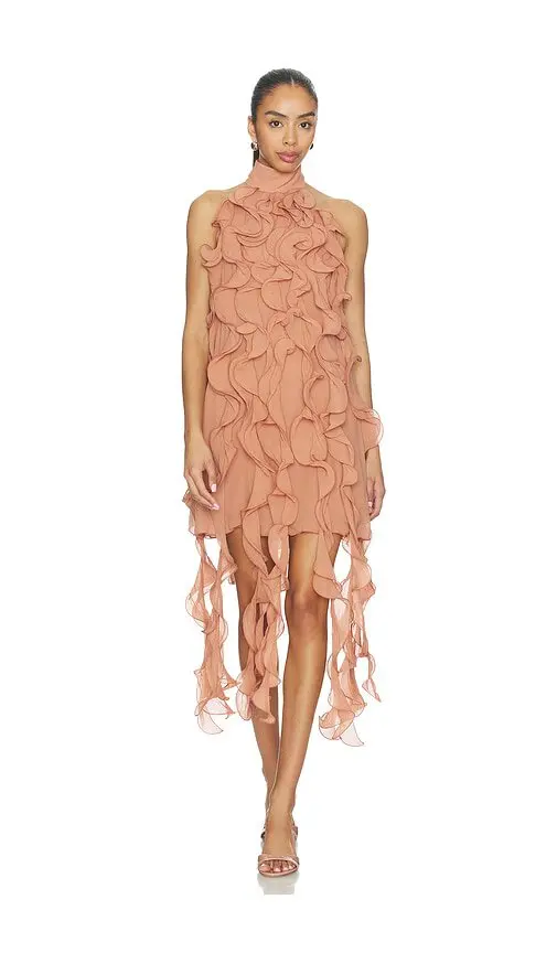 ANIYE RECORDS Gaby Ruffle Dress