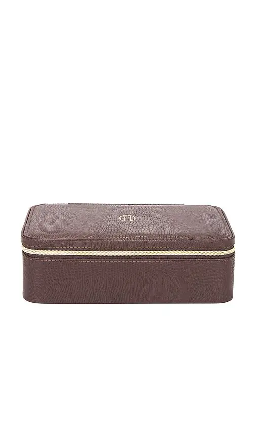 HEAVEN MAYHEM Travel Jewelry Case In Brown