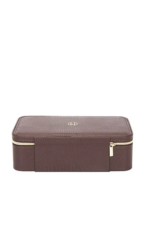 HEAVEN MAYHEM Travel Jewelry Case In Brown
