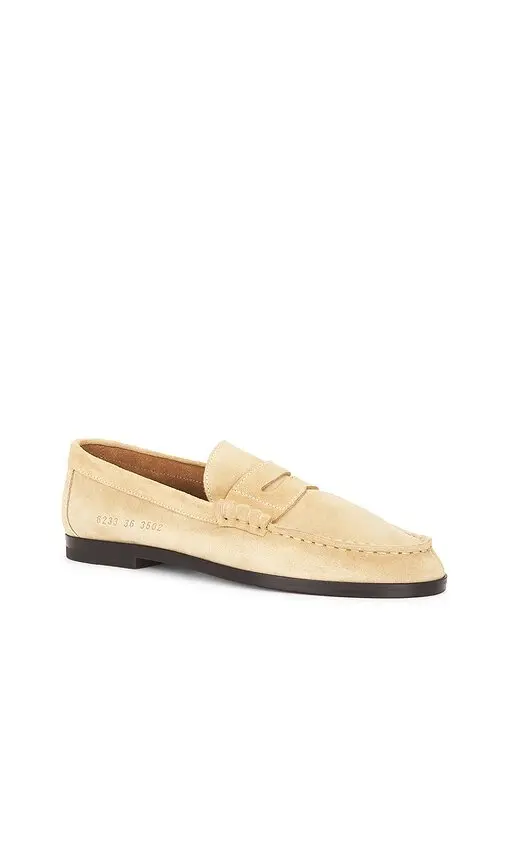 COMMON PROJECTS Soft Suede Loafers - Beige
