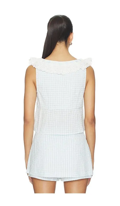 For Love & Lemons Bradford Gingham Top
