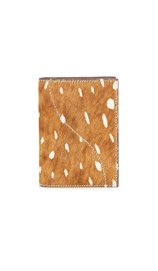 ATP ATELIER Jelsi Passport Holder In Tan - Cannella