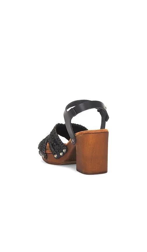Seychelles Ravenna Sandal - Black Raffia