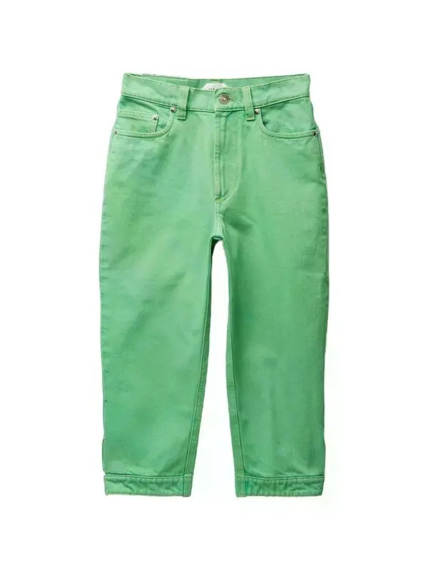 Versace Capri Jeans With Medusa Hardware - Green