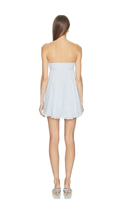 Loba Angelica Mini Dress - Baby Blue | Editorialist