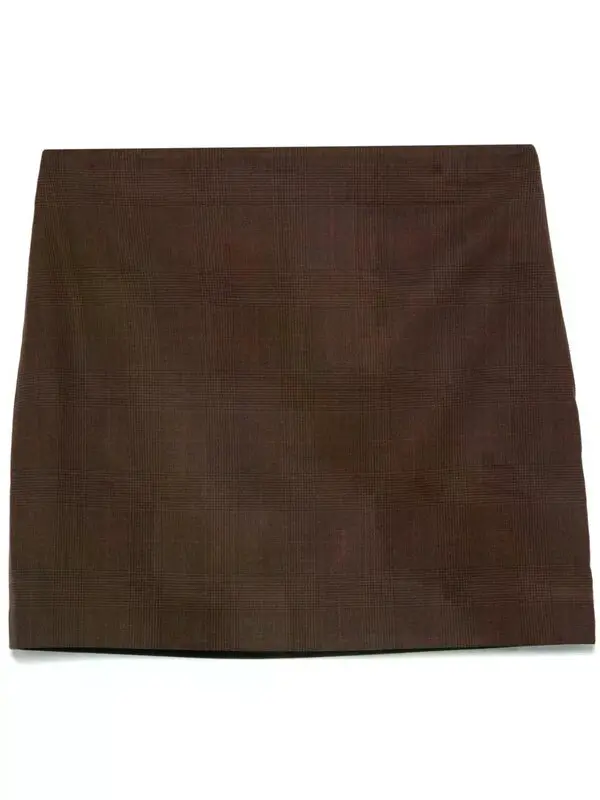 Ralph Lauren Checked Mini Skirt
