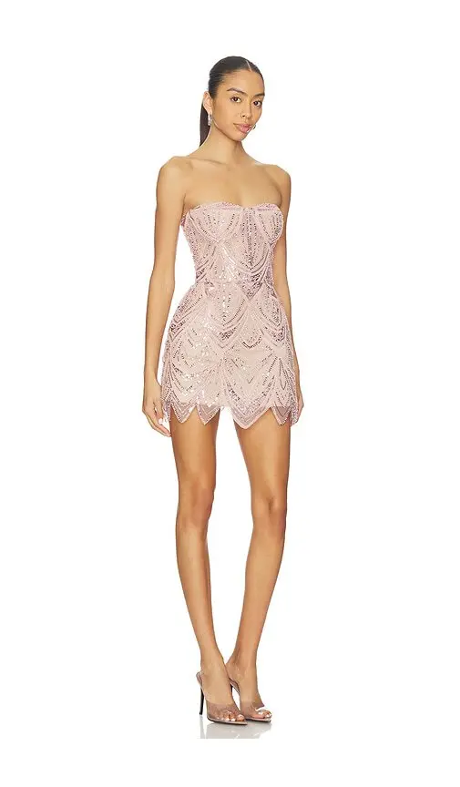 BRONX BANCO Bronx And Banco Giselle Beaded Mini Dress