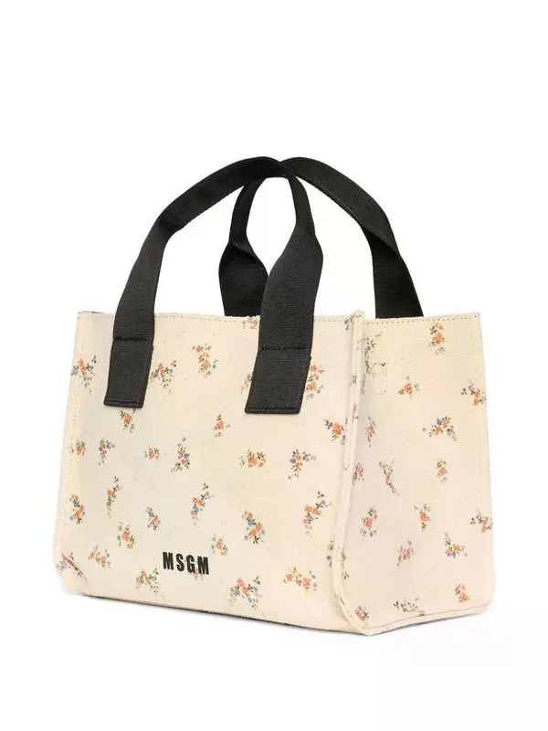 MSGM Floral-print Tote Bag