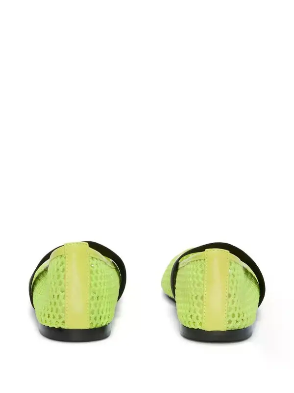 MSGM Round-toe Strap Ballerinas