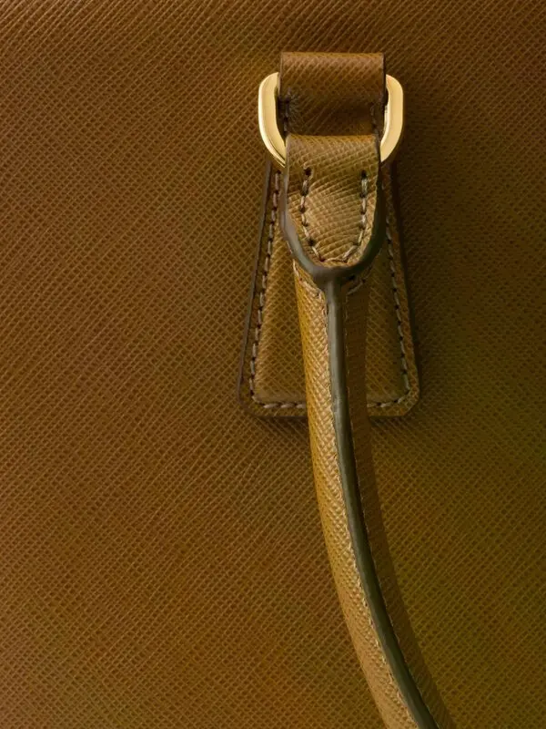 Prada Galleria Saffiano Leather Bag - Brown