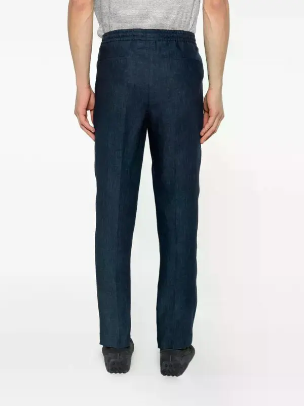 BRIGLIA 1949 Drawstring Trousers - Blue