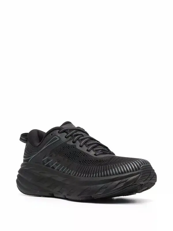 HOKA® Panelled Low-top Sneakers - Black