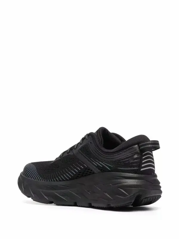 HOKA® Panelled Low-top Sneakers - Black