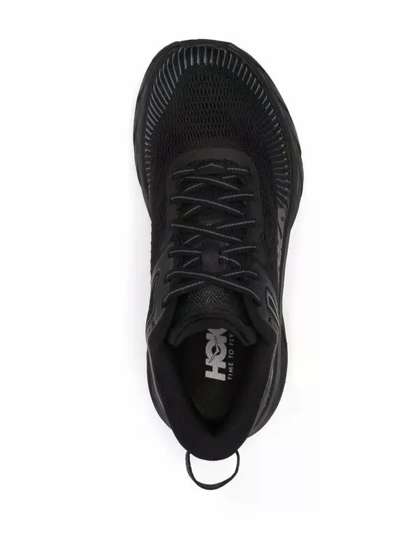 HOKA® Panelled Low-top Sneakers - Black